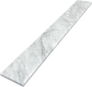 Threshold.Shop Italian White Carrara Polished Marble Threshold Double ...