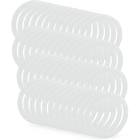 Amazon.com: Cornucopia Silicone Seal Rings for Plastic Mason Jar Lids ...