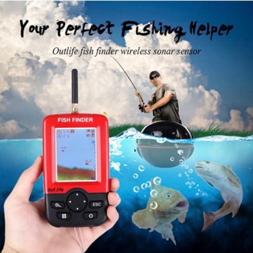 Fish Finder Wireless Sonar,Underwater Visual High-Definition Fishing ...