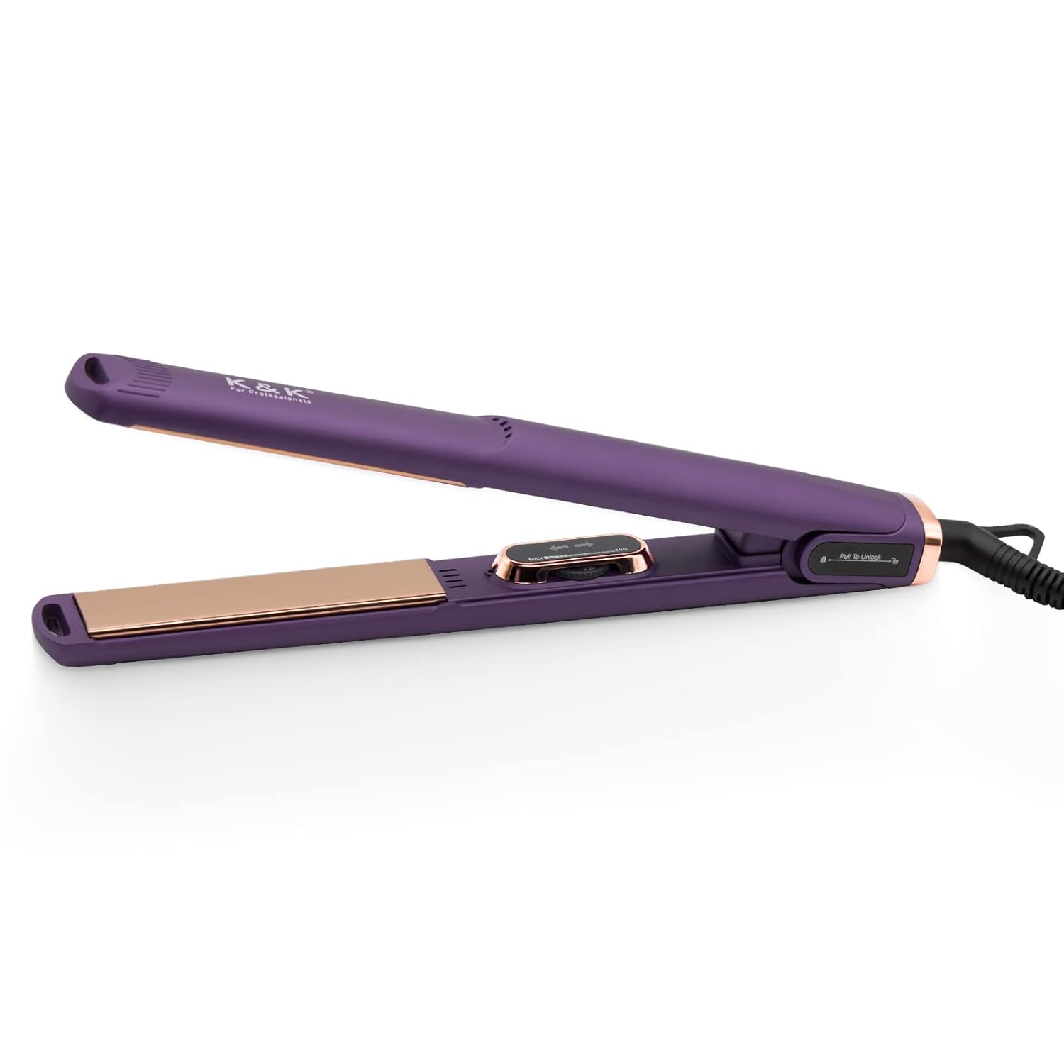 K&K Titanium Hair Straighteners, Professional Design 2 in 1 ...