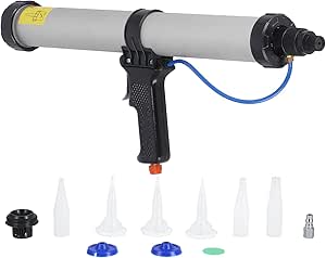 BTER Pneumatic Air Caulking Gun, 600ml Professional Cordless Caulking ...