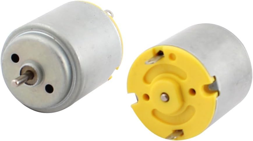 uxcell 2Pcs 3-6V Low Voltage 6500R/MIN High Speed Electric Mini DC ...
