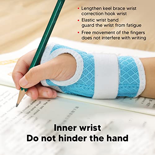 Compression Wrist Brace Inner Wrist Blue Mesh Practice Child Wrist ...