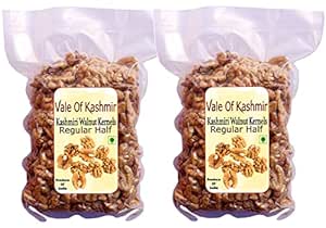 Vale Of Kashmir Walnut Kernels Premium Brown Half New Crop Fresh 2025 Year, 1 Kg Half Walnut ...