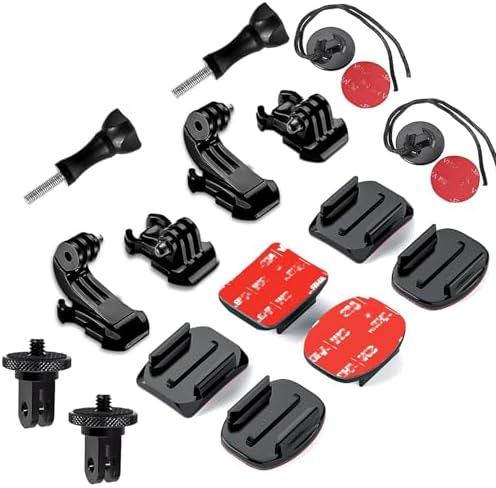 Amazon.com: Helmet Sticky Mounts Adhesive Buckle Mount Screw Accessory ...