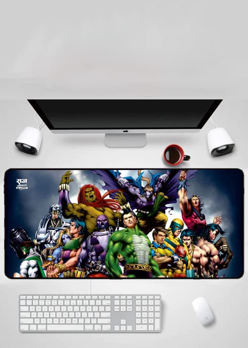 Raj Comics Official Merchandise Multistarrer Office Desk Mat-2 Anti ...