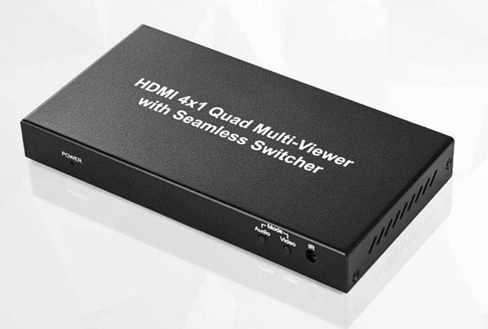 Buy HDMI screen splitter 4x1 Quad Multi-viewer with Seamless Switcher ...
