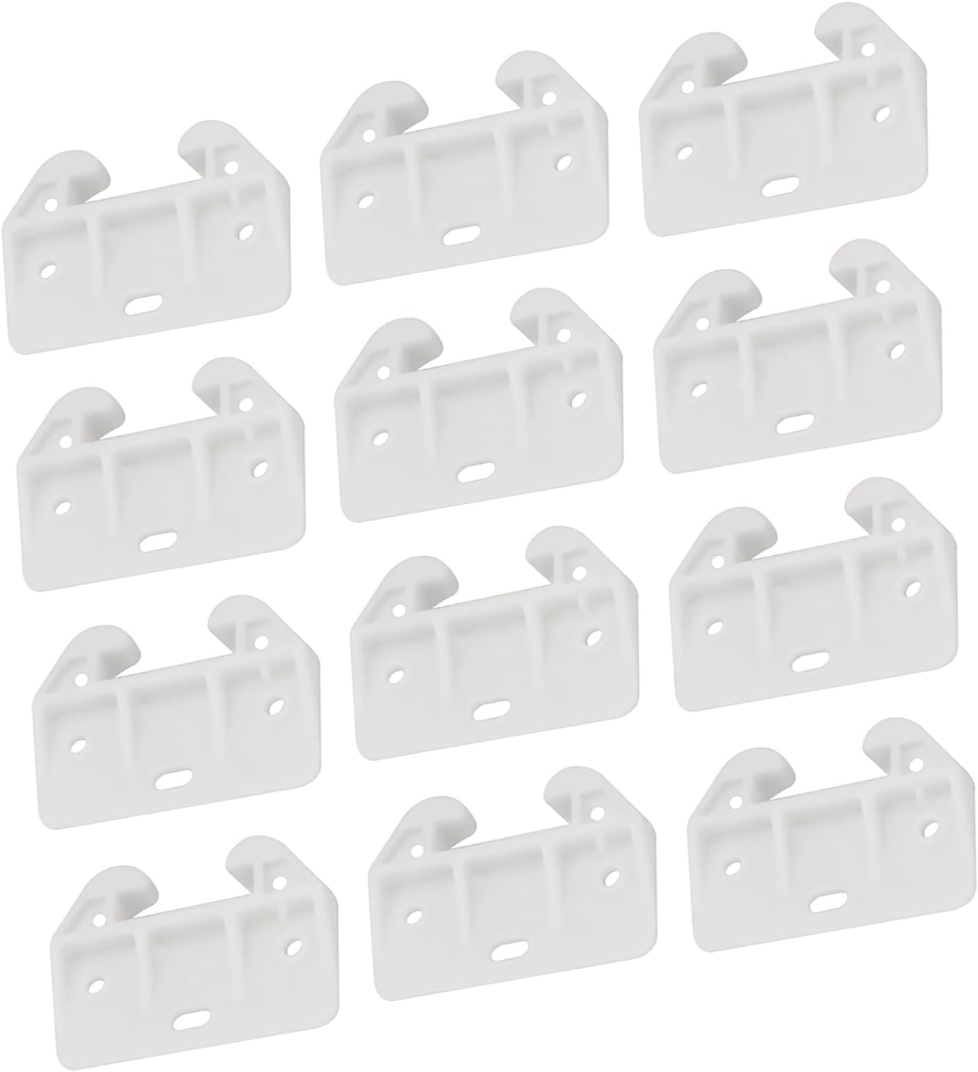 GWYAN 12 Pcs Plastic Drawer Guides Drawer Rail Center Mount Dresser ...