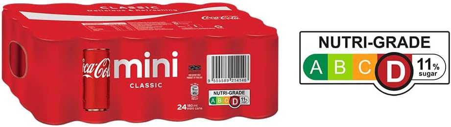 Coca-Cola Classic Mini Cans, 24 x 180ml : Amazon.sg: Grocery