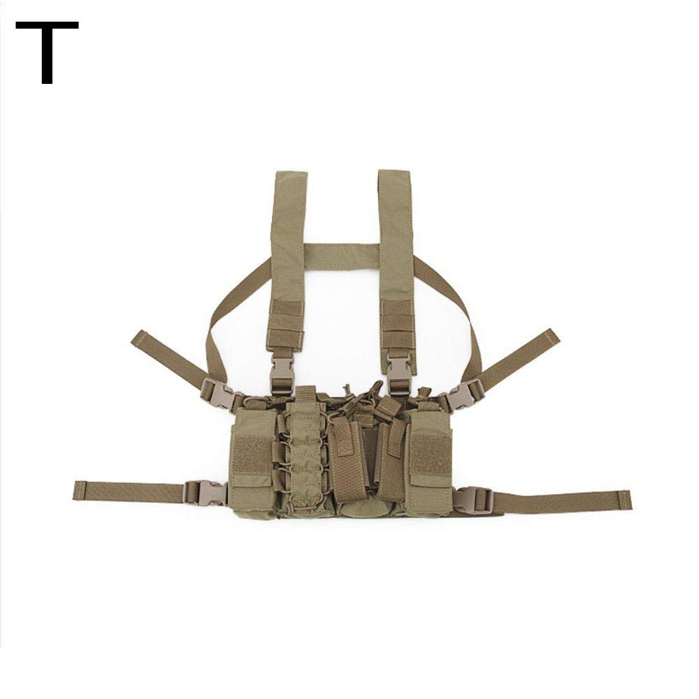 Buy Gocher Molle Pouch Chest Rig for Airsoft Hunting Simple Vest with ...