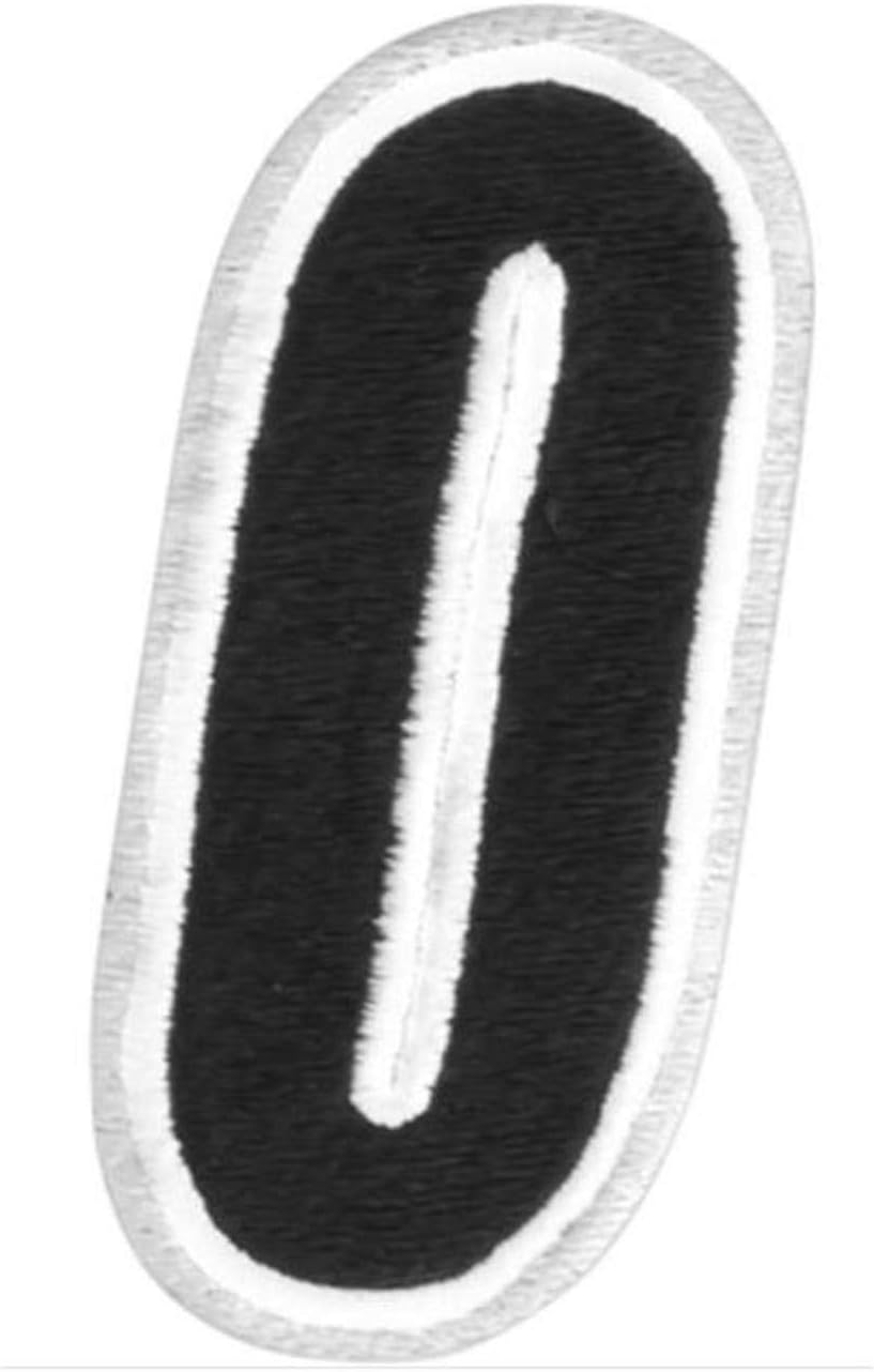 Amazon.com: American Kargo Number Patch - #0 - White/Black 3550-0191 ...