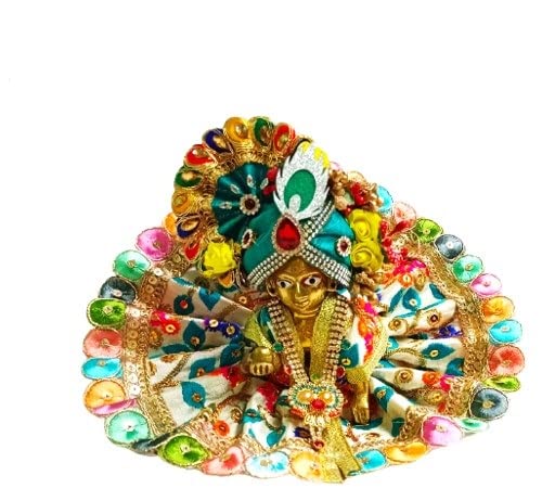 Buy AV Creations Multi Coloured Laddu Gopal Ji, Kanha Ji/ Thakur Ji ...