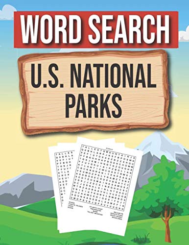 Word Search U.S. National Parks: All 62 National Park Word Find Puzzle ...