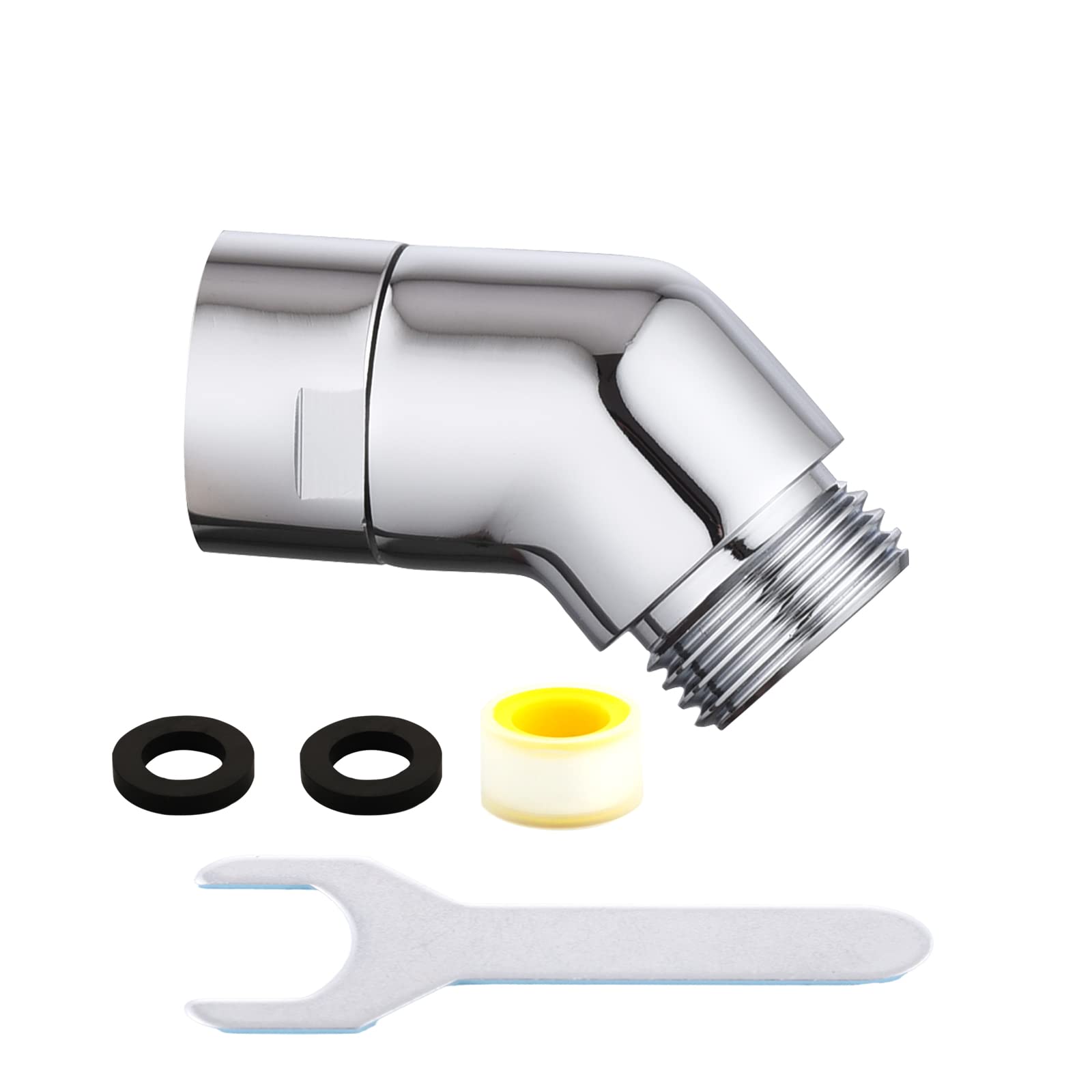 LUOFANT Shower Head Elbow Adapter, Shower Arm Elbow Adapter for Hand ...