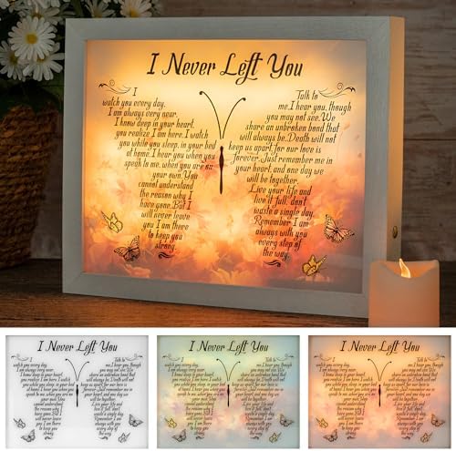 Amazon.com - HN HAIINAA Sympathy Gift LED Memorial Shadow Box Memorial ...