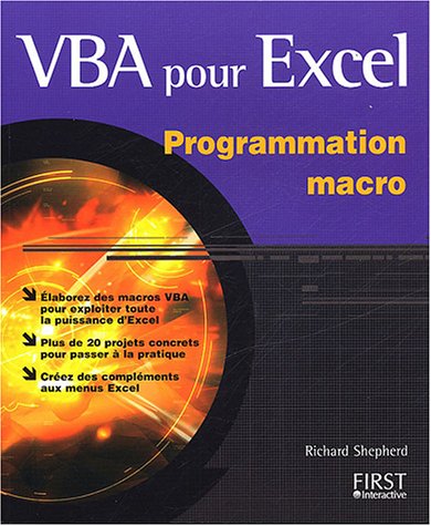 Amazon.com: Excel VBA Macro Programming: 9782844275646: Richard Shepherd: Books