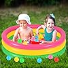 Amazon.com: Honoson Pool Inflatable Baby Pool with 50 Pcs Balls for ...