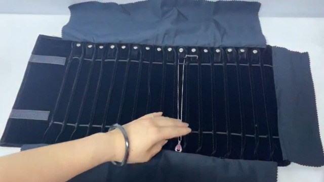 Watch The video display for the necklace jewelry roll on Amazon Live