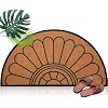 Amazon.com: Drydiet Half Round Door Mat 30'' x 17'' Non Slip Welcome ...
