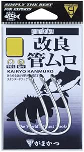 Amazon | がまかつ 改良管ムロ（5袋） | SESSYA | フック・針