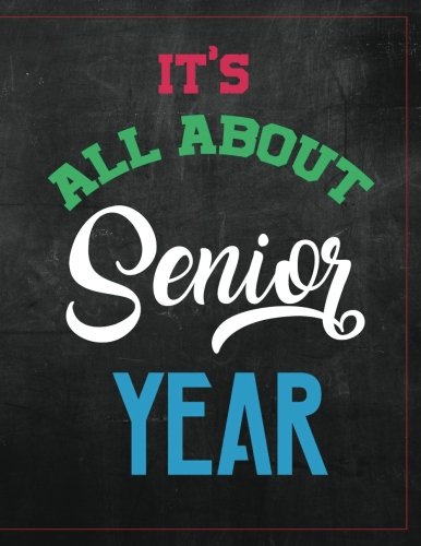 Amazon.com: It's All About Senior Year: Wide Ruled Composition Notebook ...