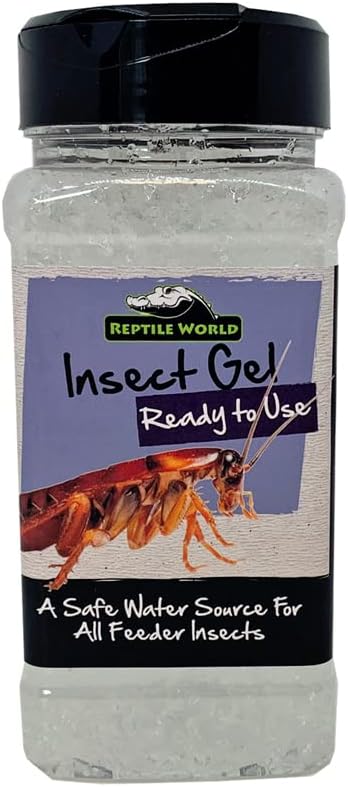 Reptile World Insect Gel 500ml Shaker Tub | Natural, Safe Hydration for ...