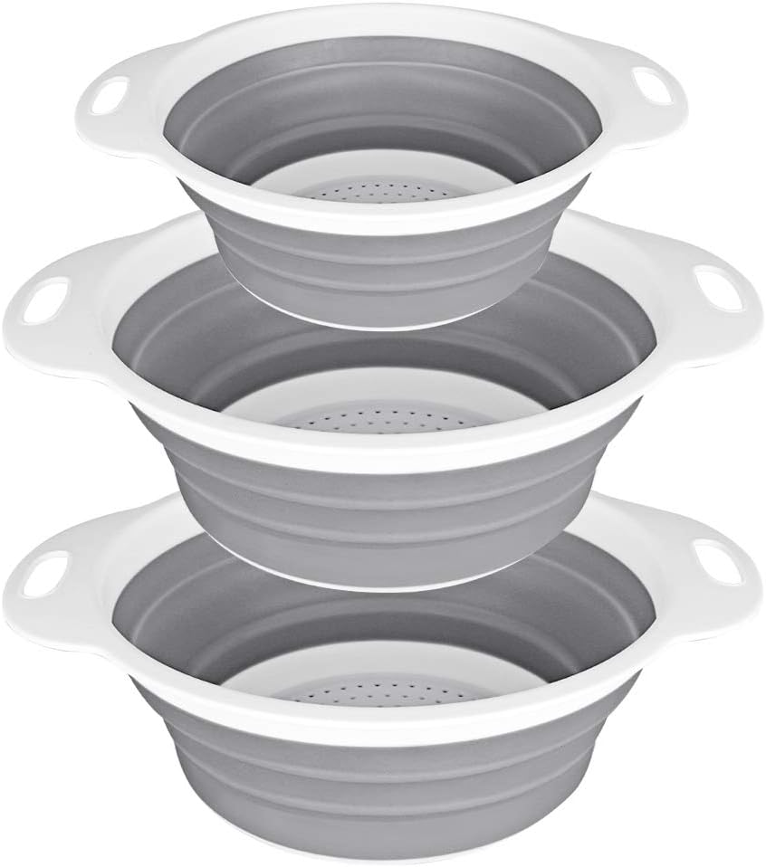Amazon.com: "Balevi Collapsible Strainers for Kitchen - Collapsible ...