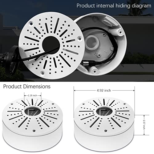 (Security Camera Junction Box)Universal Dome Security Camera Junction ...