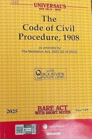 Buy The Code Of Civil Procedure CPC Bare Act 2025 EDITION Universal ...