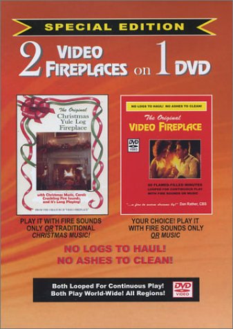 Amazon.com: 2 Video Fireplaces On 1 DVD : Siporin, Steve: Movies & TV