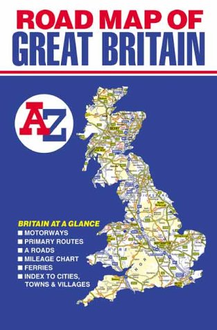Great Britain Road Map (A-Z Road Maps & Atlases): Amazon.co.uk ...