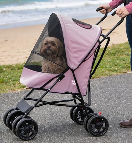Amazon.com: Pet Gear Travel Lite Plus Stroller, Compact, Easy Fold, No ...