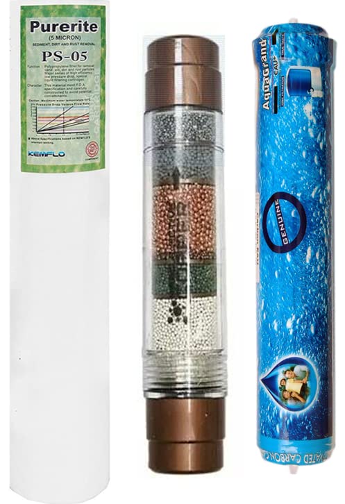 Copper Filter Cartridge with Spun PP Filter, Pre Carbon Filter, Elbow ...