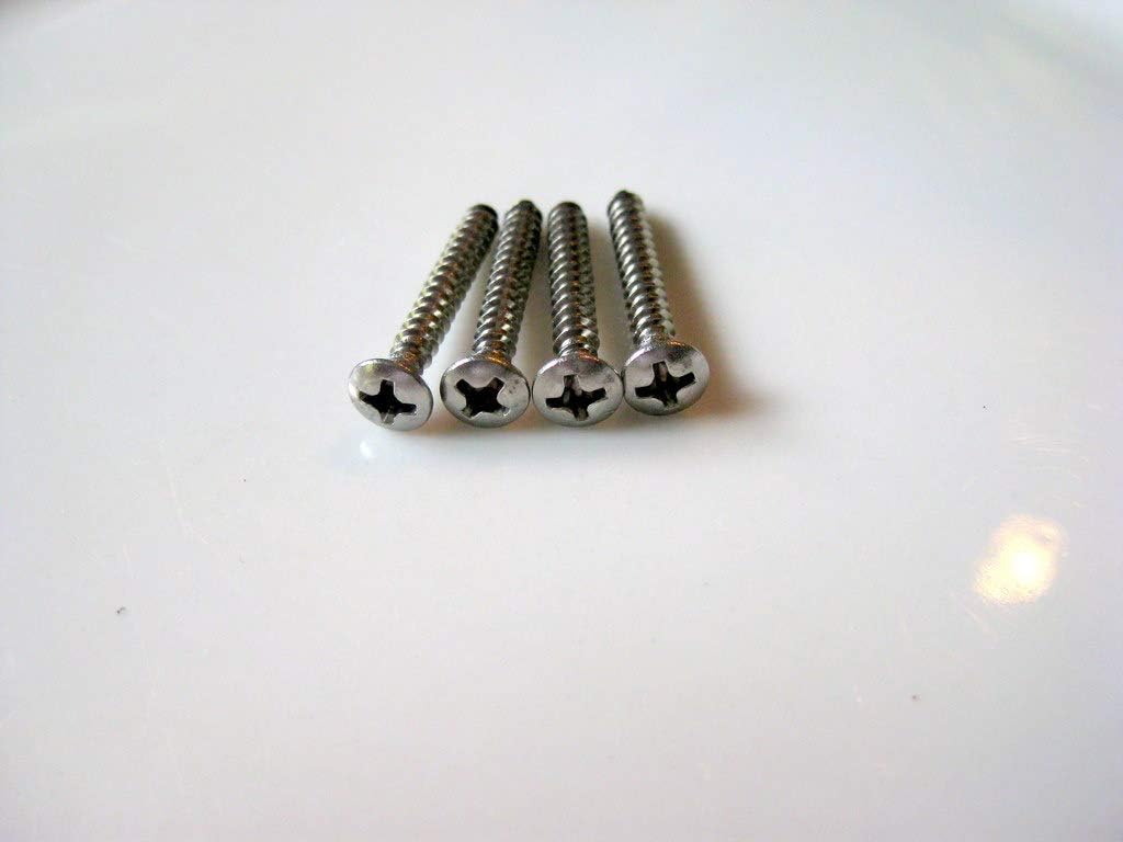 Amazon.com: 4 Stainless Steel Telecaster Bridge Screws for Mounting ...
