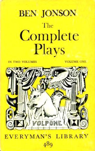 The complete plays of Ben Jonson, Volume 1: Ben Jonson: Amazon.com: Books