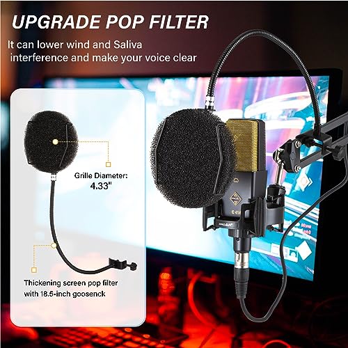 Snapklik.com : PROAR XLR Podcast Microphone Professional Cardioid ...