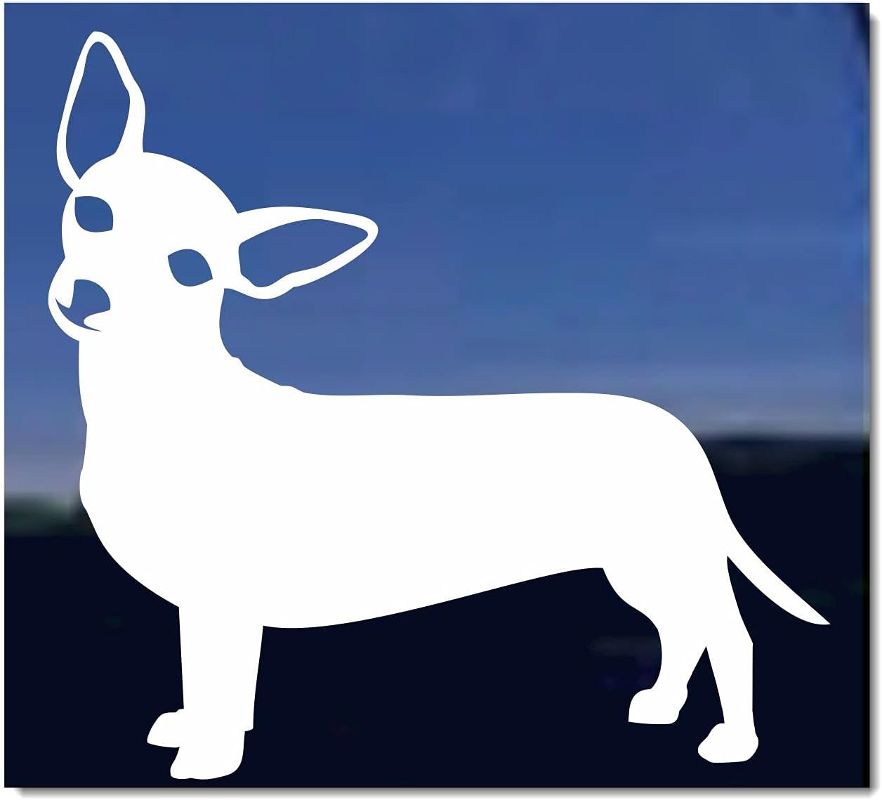 Amazon.com: Chiweenie NickerStickers® Dog Window Car Truck RV Decal ...