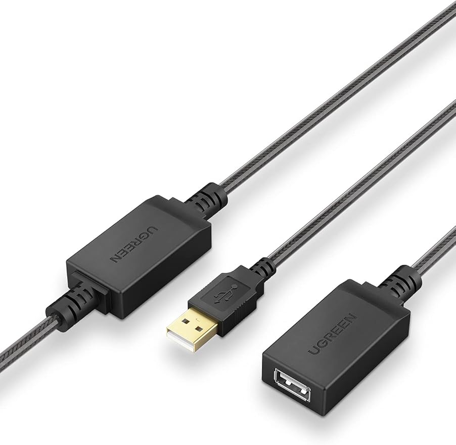 Amazon.com: UGREEN USB 2.0 Extension Cable Active Type A Male to Female ...