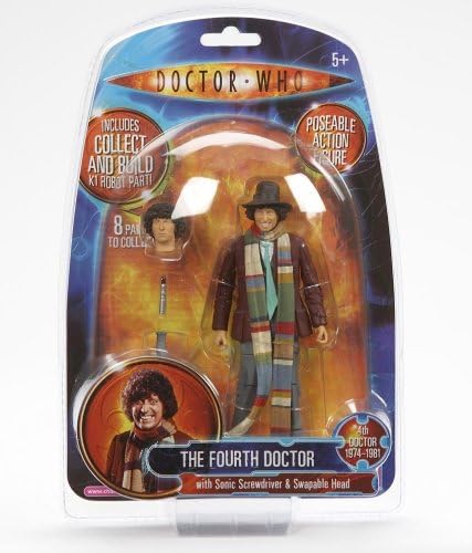 The Fourth Doctor with Sonic Screwdriver & Alternative Head : Amazon.co ...