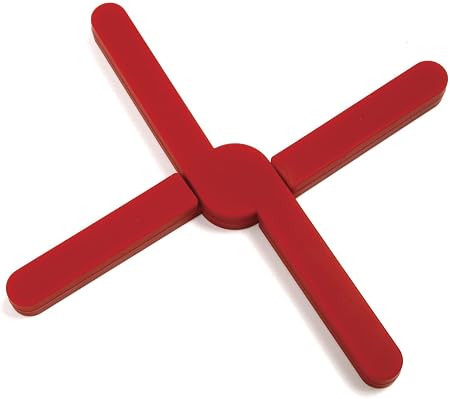 Amazon.com: Norpro Silicone Expanding Trivet, Red, 1.5in/4cm to 8.5in ...
