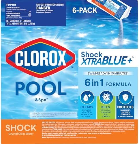 Amazon.com : Clorox® Pool&Spa™ Shock XTRABLUE® Plus, Kills Bacteria ...