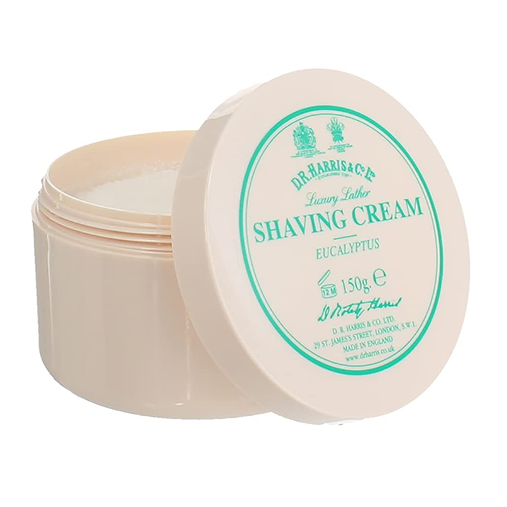Amazon.com: D R Harris Shaving Cream Bowl 150g-Eucalyptus : Beauty ...