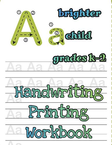 Handwriting Printing Workbook: Pen Control And Alphabet Dot To Dot Cursive Practice Book ks1 ...