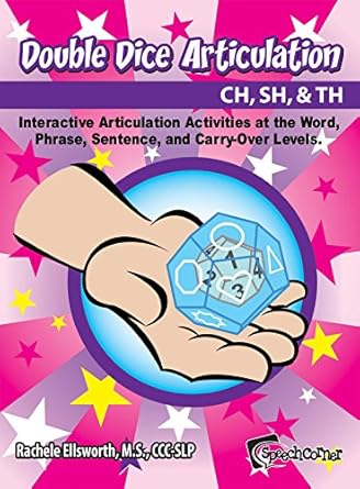 Speech Corner Double Dice Articulation Ch, Sh, and Th - Educational ...