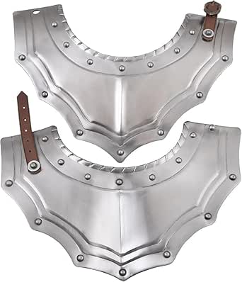Amazon.com: Medieval Gothic Gorget Medieval Neck Guard Armor LARP ...
