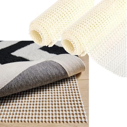 2 Pack Extra Strong Rug Pad Gripper, 80cm X 50cm Grips Keep Area Rugs ...