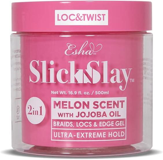 Amazon.com : Esha Slick N Slay Braid & Edge Gel (500 ML), 16.9 Fl Oz ...