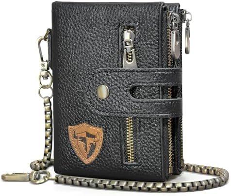 Amazon.com: Handadsume Genuine Crazy Horse Leather Travel Gift Coin ...