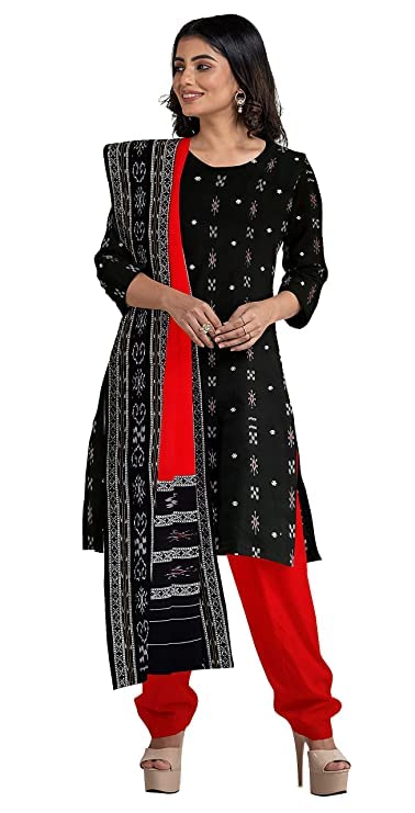 Buy BTHIKIRI Odisha Sambalpuri Handloom Women's Ikat Cotton Ethnic ...