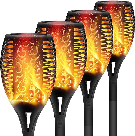 UGAOO Solar Mashal Torch Light for Outdoor(Set of 4) - Ideal for ...